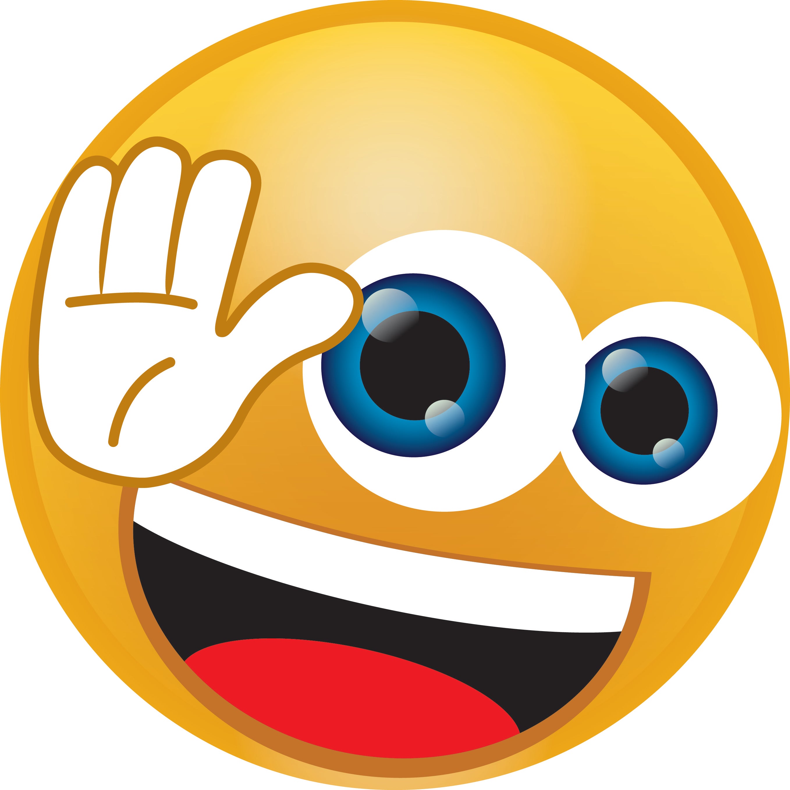 Smiley sticker kleurrijk – EtikettenWorld