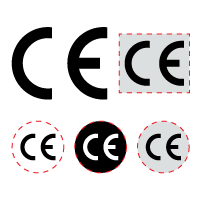 CE-sticker voor labels van elektrische apparaten – EtikettenWorld